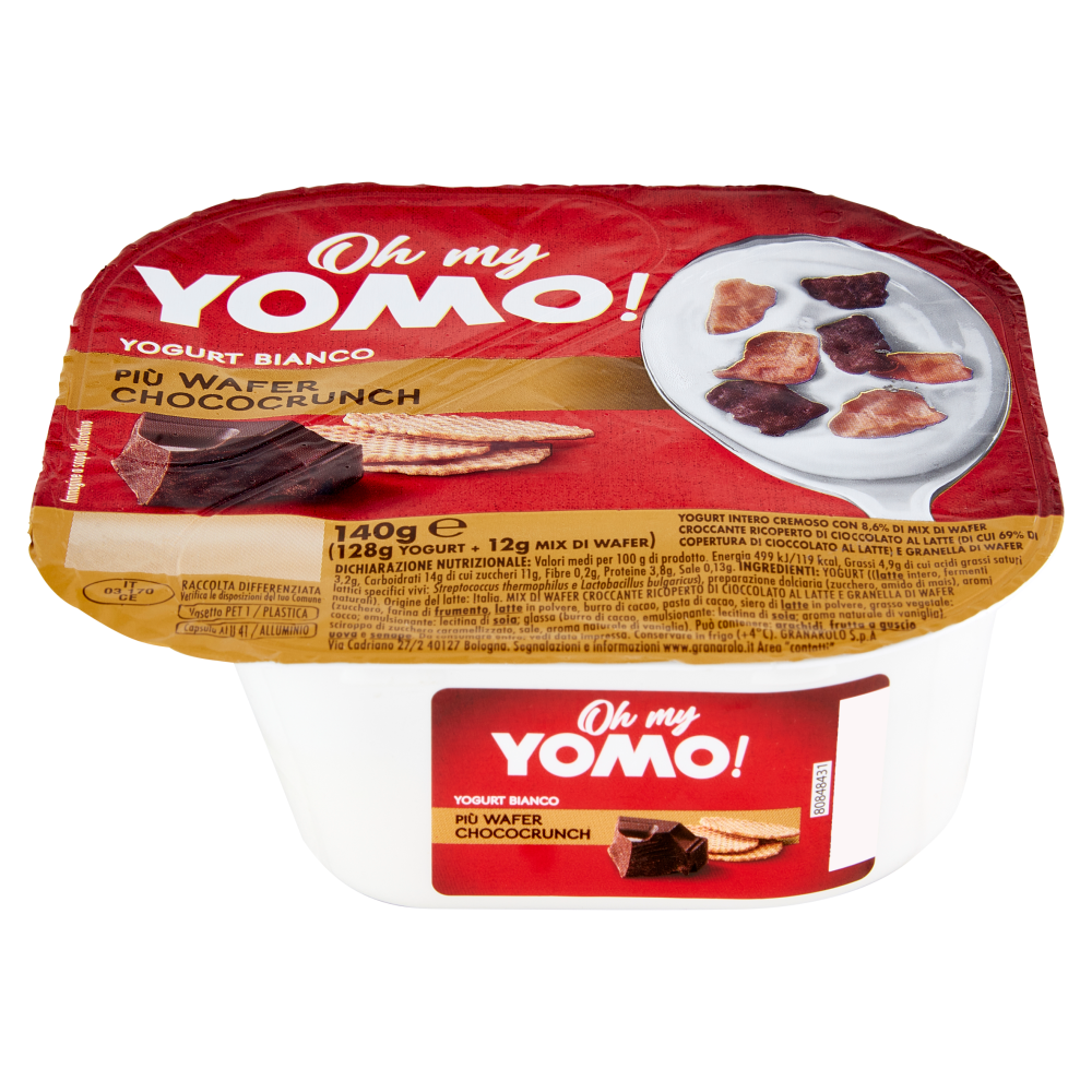 Oh my Yomo! Yogurt Bianco Più Wafer Chococrunch 140 g | Carrefour