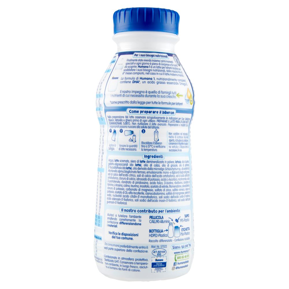 Humana 1 Latte per lattanti 470 ml | Carrefour