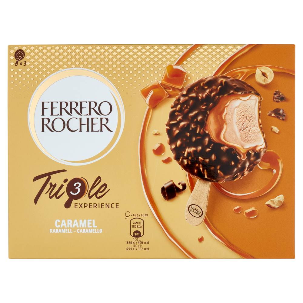 Gelato Ferrero Rocher Triple Experience Caramello | Carrefour