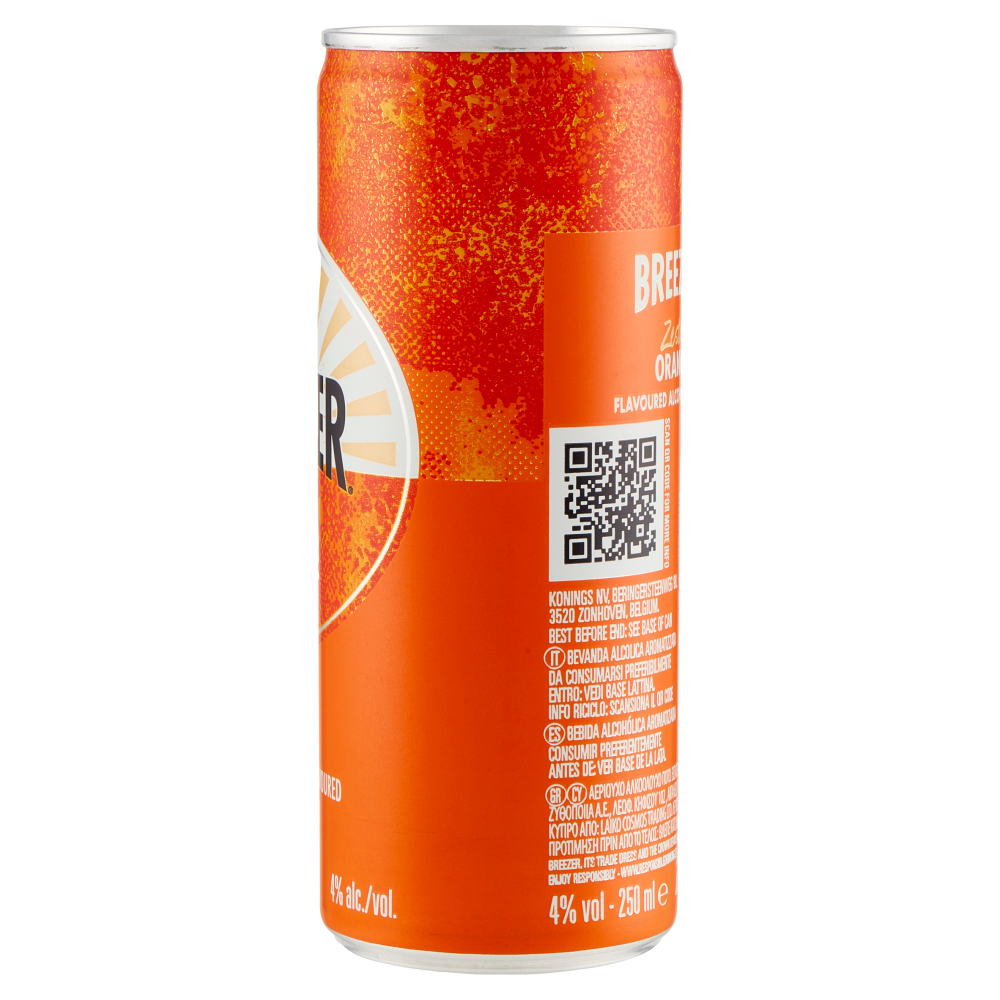 Breezer Zesty Orange 250 ml | Carrefour