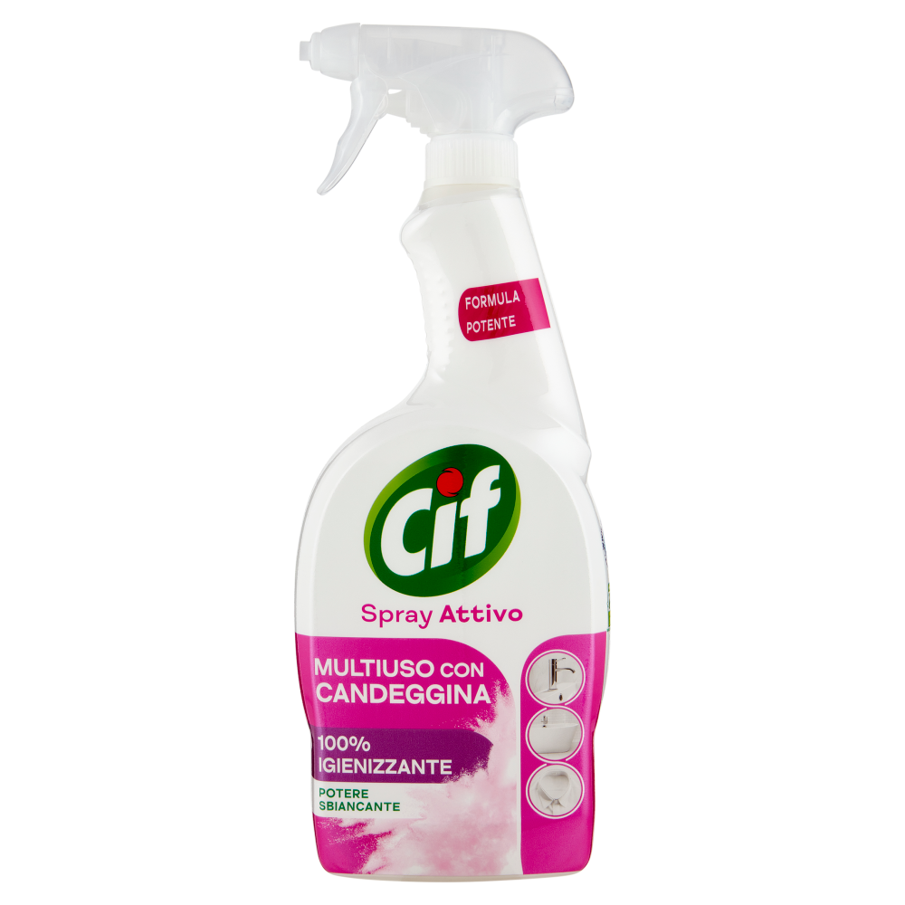 Cif Spray Attivo Multiuso con Candeggina 650 ml | Carrefour