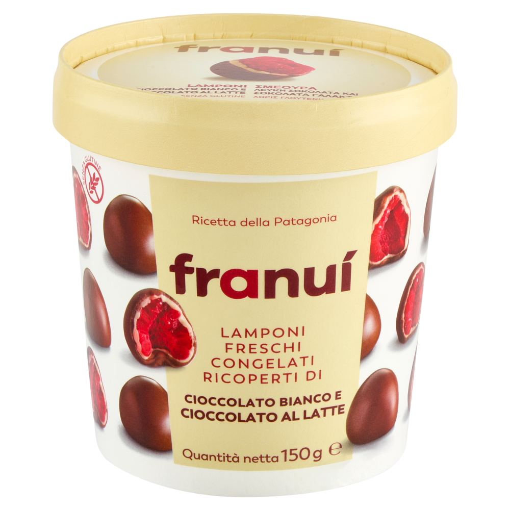 Franuí Lamponi ricoperti di cioccolato bianco e al latte | Carrefour