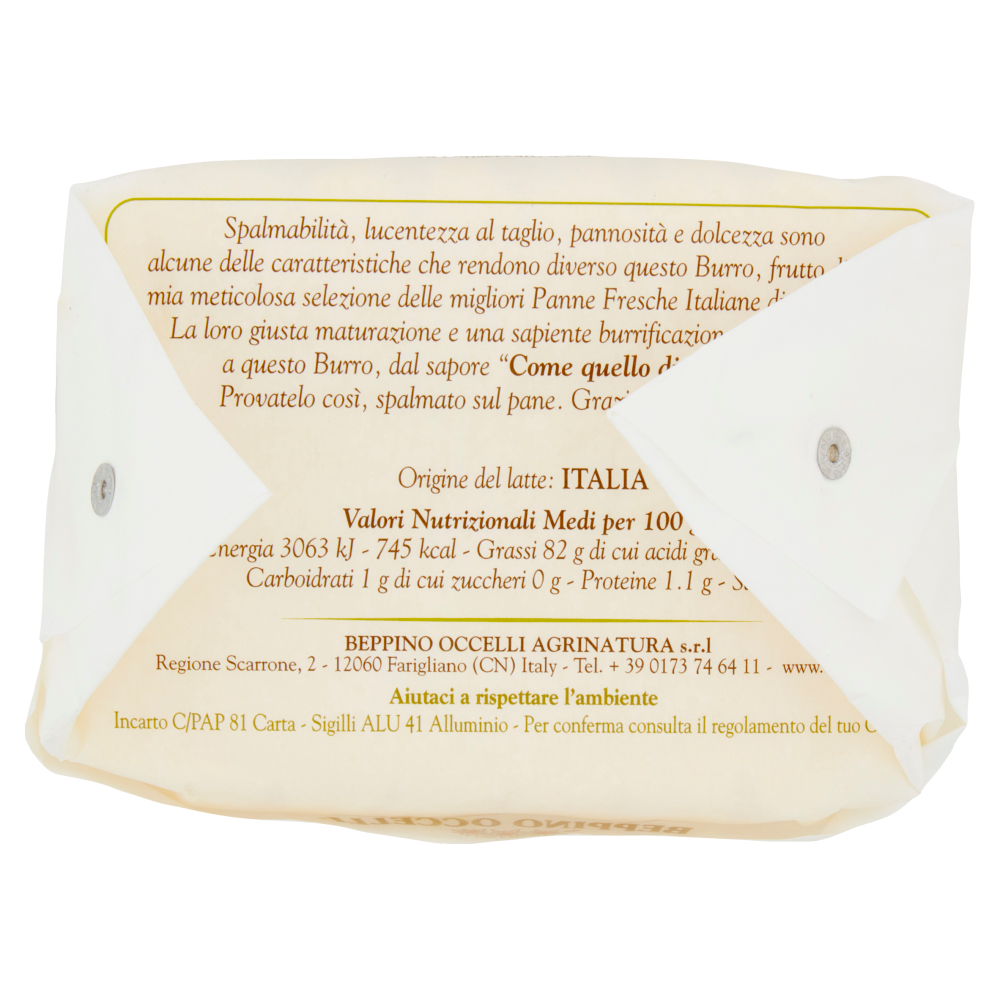Beppino Occelli Burro Italiano 250 g | Carrefour