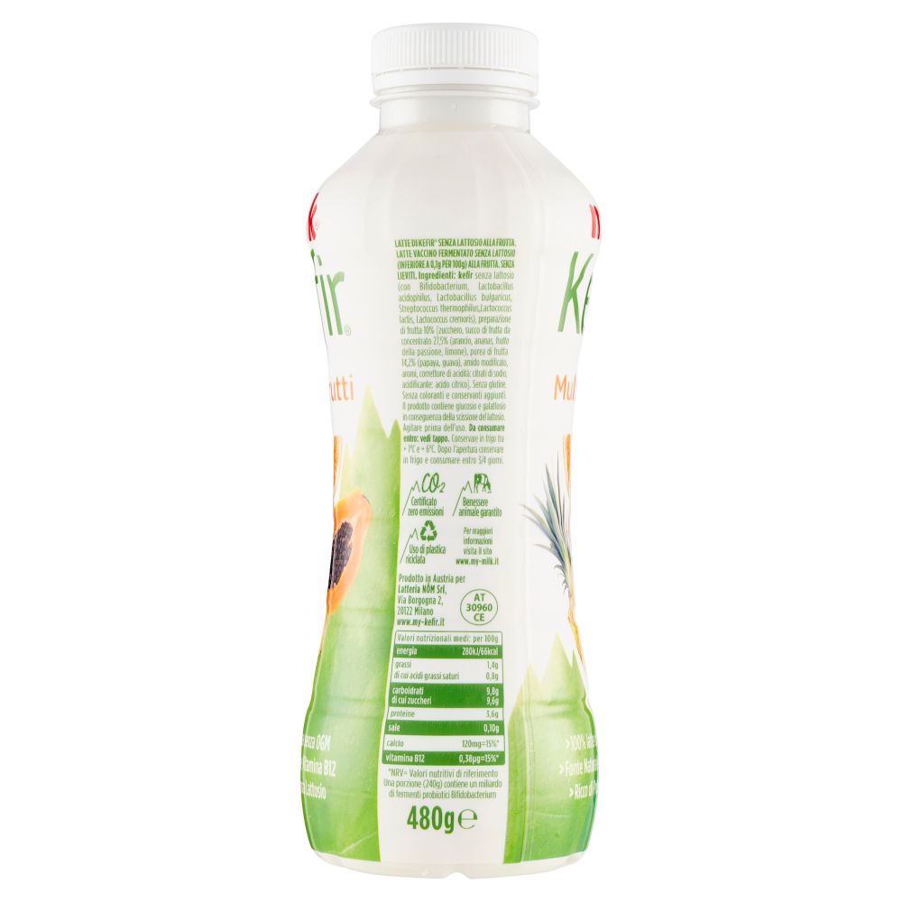Milk Kefir Multifrutti Latte da Bere Senza Lattosio | Carrefour