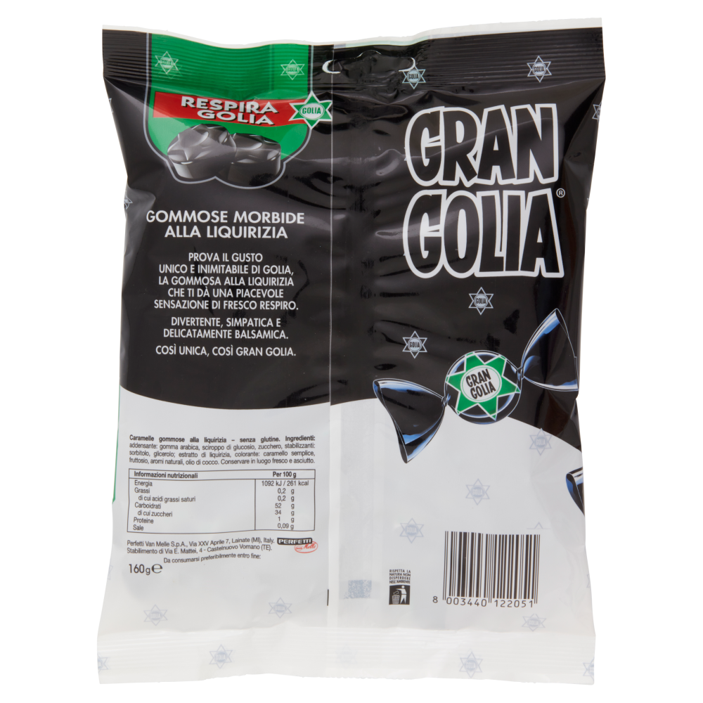 Gran Golia Gommose Morbide alla Liquirizia 160 g | Carrefour