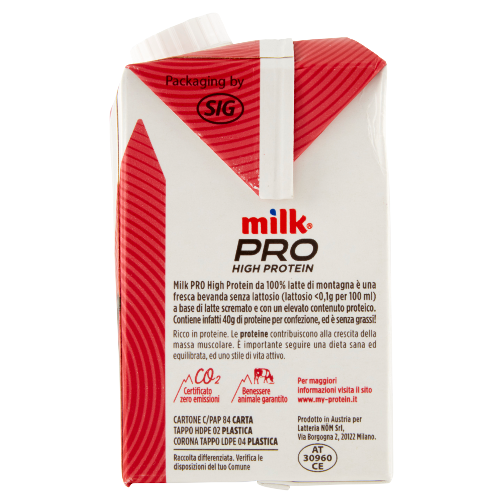 Milk Pro High Protein 40g da 100% Latte di Montagna 500 ml | Carrefour
