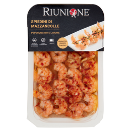 Riunione Spiedini di Mazzancolle Peperoncino e Limone 145 g | Carrefour