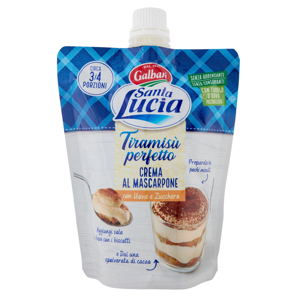Galbani Santa Lucia Tiramisù perfetto Crema al Mascarpone 375 g | Carrefour