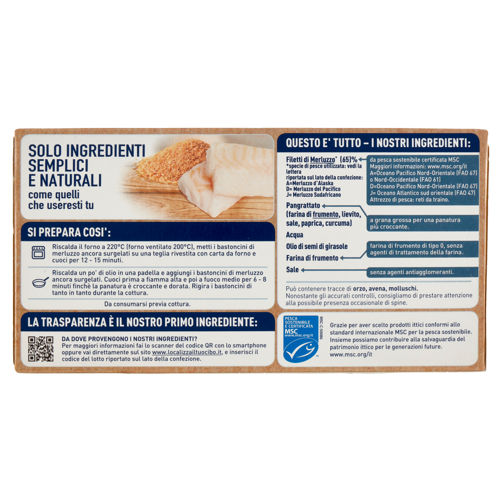 Frosta 10 Bastoncini di Filetti di Merluzzo 300 g | Carrefour