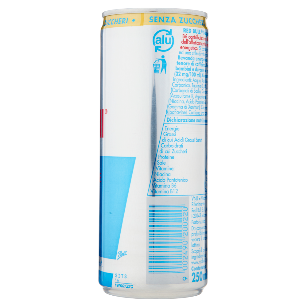 Red Bull Energy Drink, Senza Zuccheri, 250 ml | Carrefour