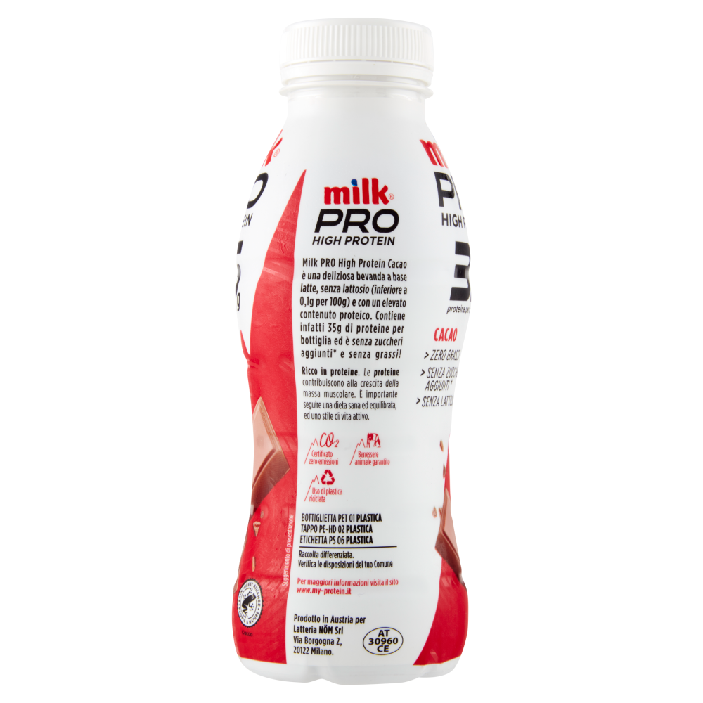 Milk Pro High Protein 35g Cacao 350 g | Carrefour