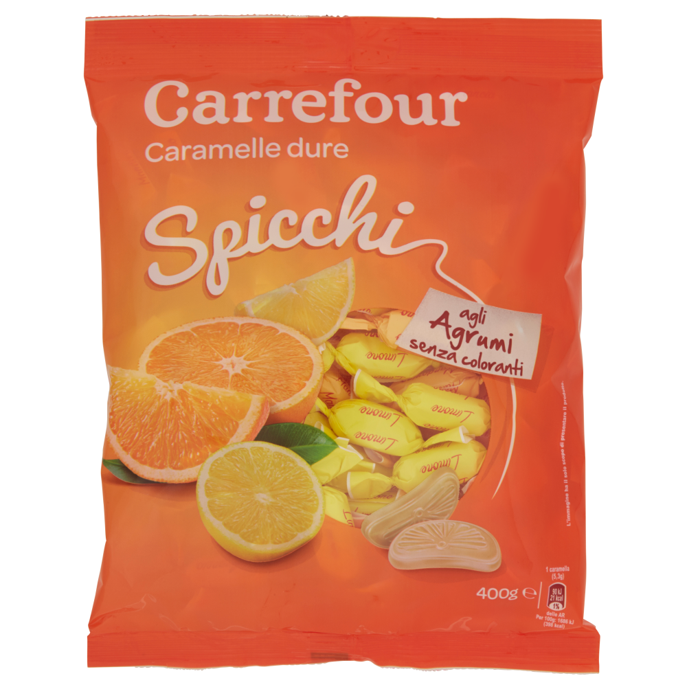 Carrefour Spicchi agli Agrumi Caramelle dure 400 g | Carrefour