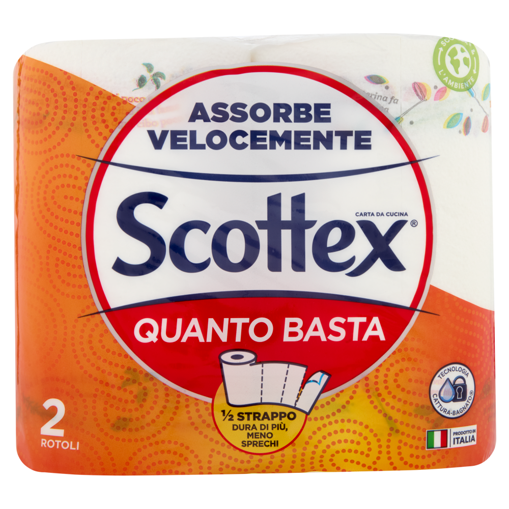 Scottex Quanto Basta Carta da Cucina 2 Pz | Carrefour