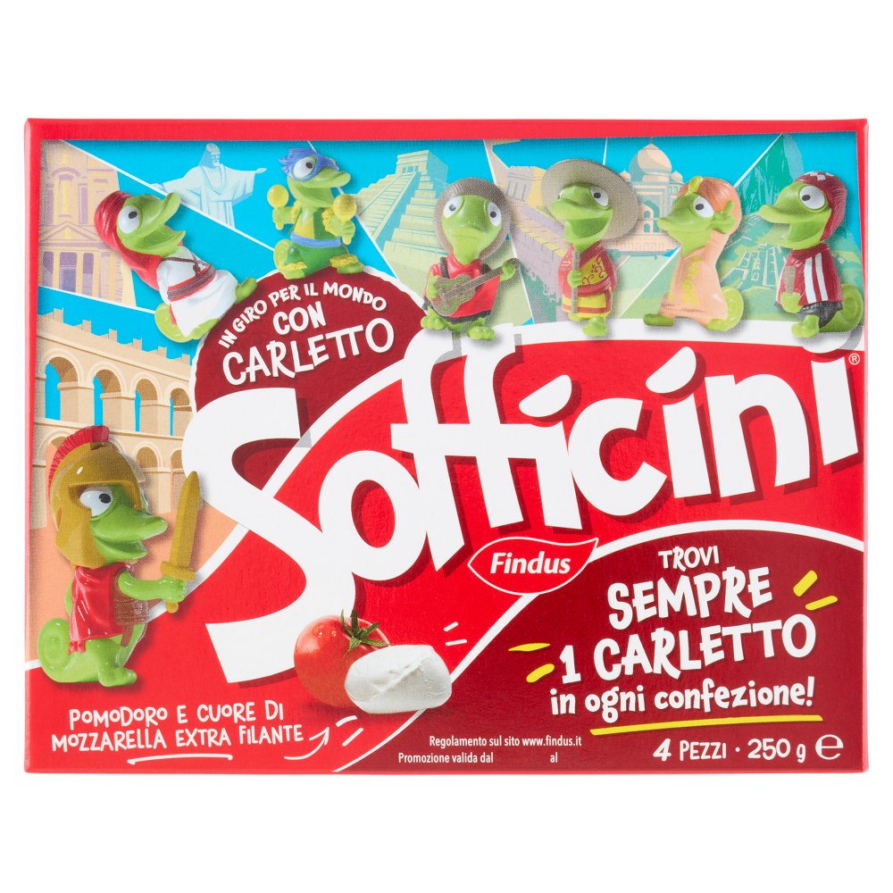 Sofficini Findus 4 Sofficini Pomodoro più Mozzarella 250 g | Carrefour