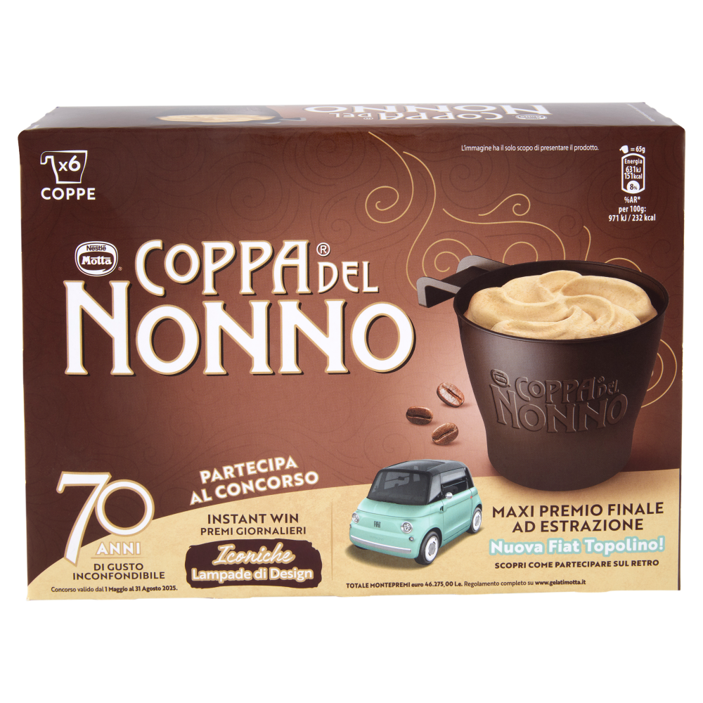MOTTA Coppa del Nonno Classica 6 x 65 g | Carrefour