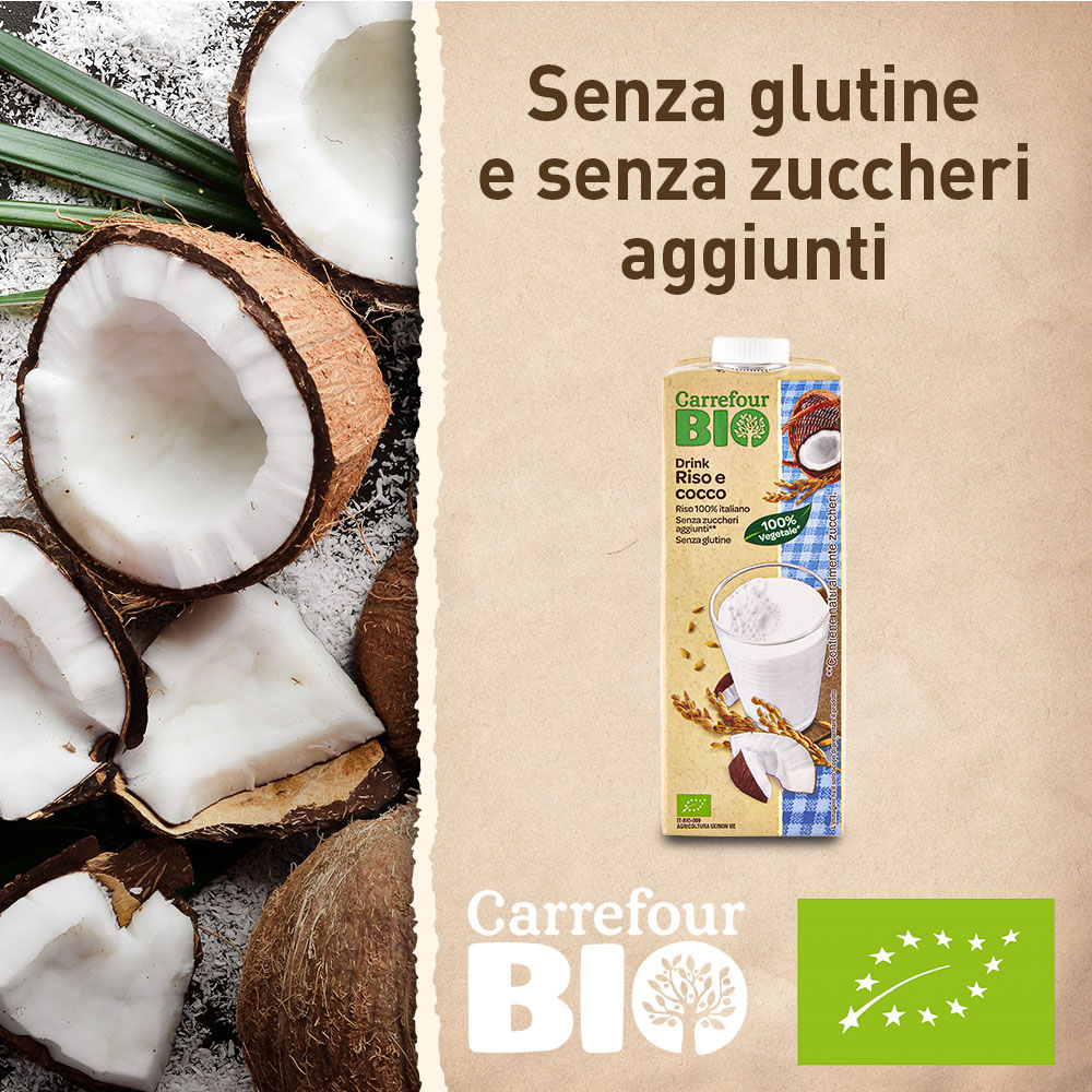 Carrefour Bio Drink Riso e cocco 1 L | Carrefour