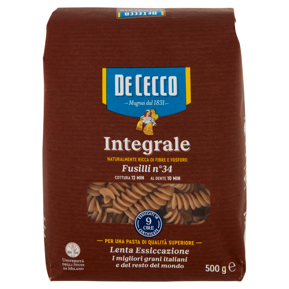 De Cecco Integrale Fusilli n° 34 500 g | Carrefour