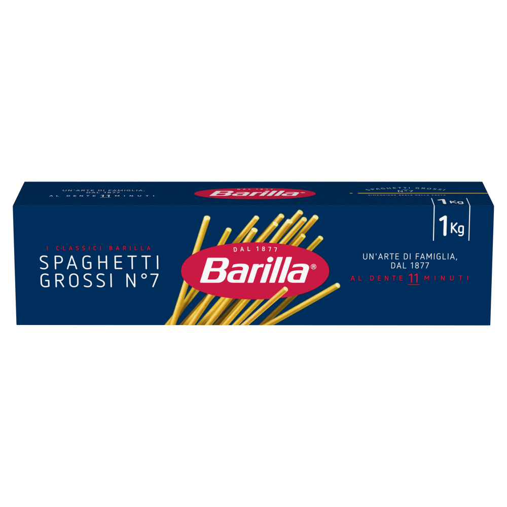 Barilla Pasta Spaghettoni n.7 100% Grano Italiano 1Kg | Carrefour
