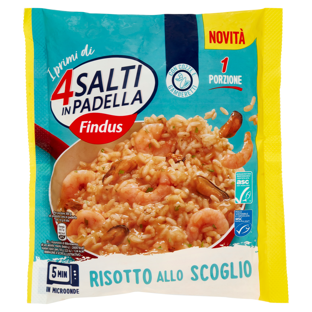 4 Salti in Padella Findus Risotto allo Scoglio 300 g | Carrefour