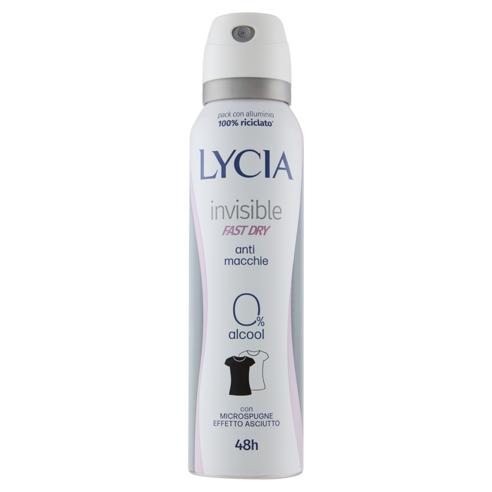 Lycia invisible Fast Dry deo spray 150 ml | Carrefour