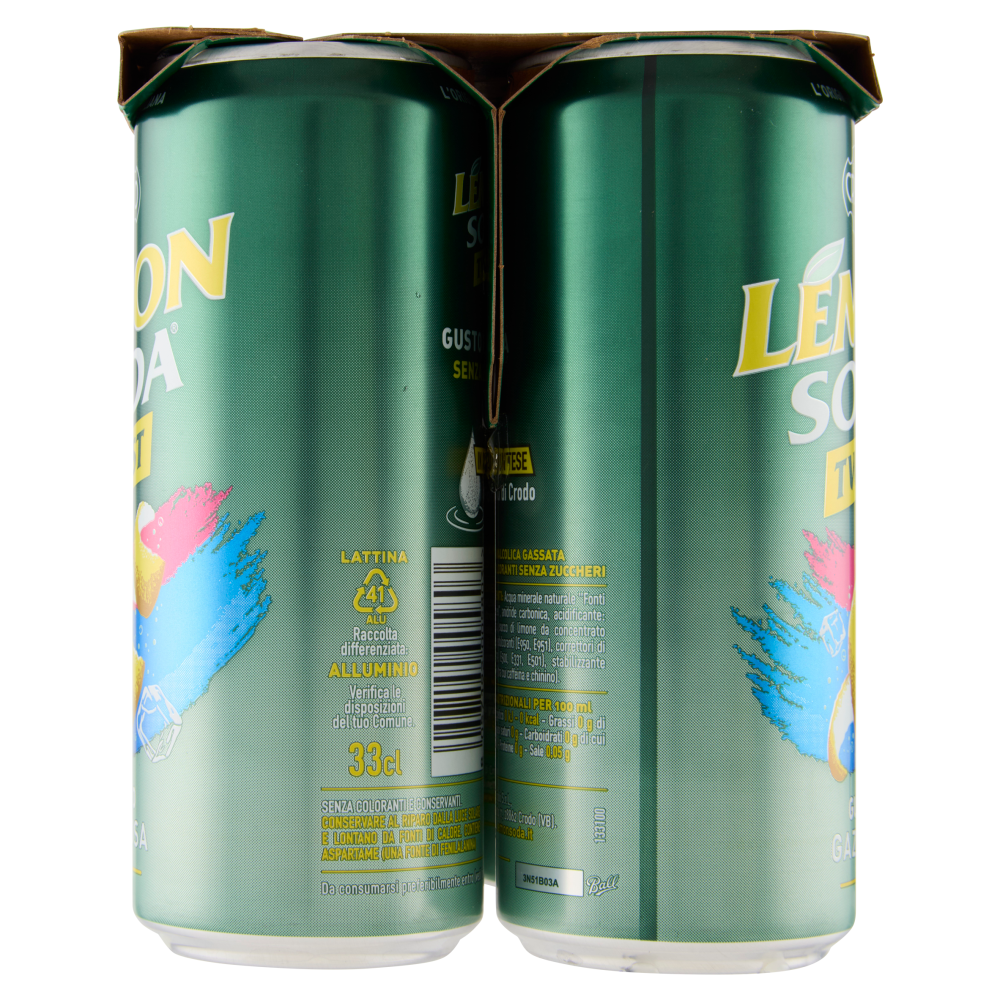 Lemonsoda Twist Gusto Gazzosa 4 x 33 cl | Carrefour
