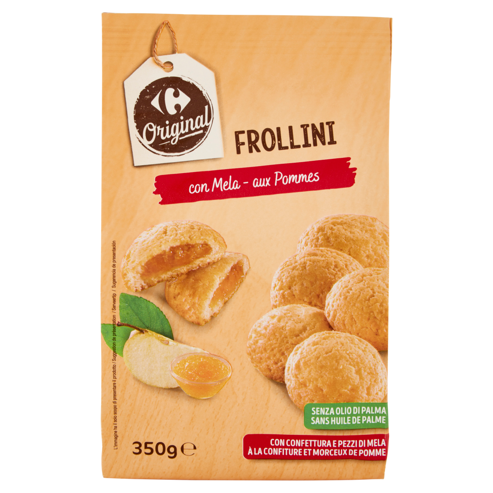 Carrefour Original Frollini con Mela 350 g | Carrefour