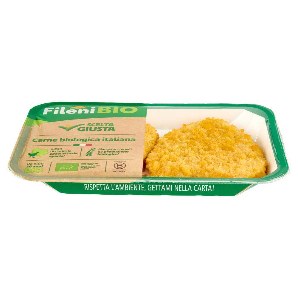 Fileni Bio Cotolette di Petto di Pollo Bio 0,220 kg | Carrefour