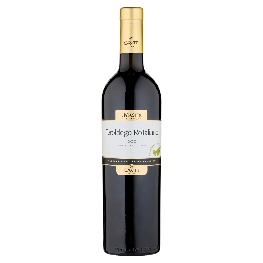 Cavit i Mastri Vernacoli Teroldego Rotaliano DOC 75 cl | Carrefour
