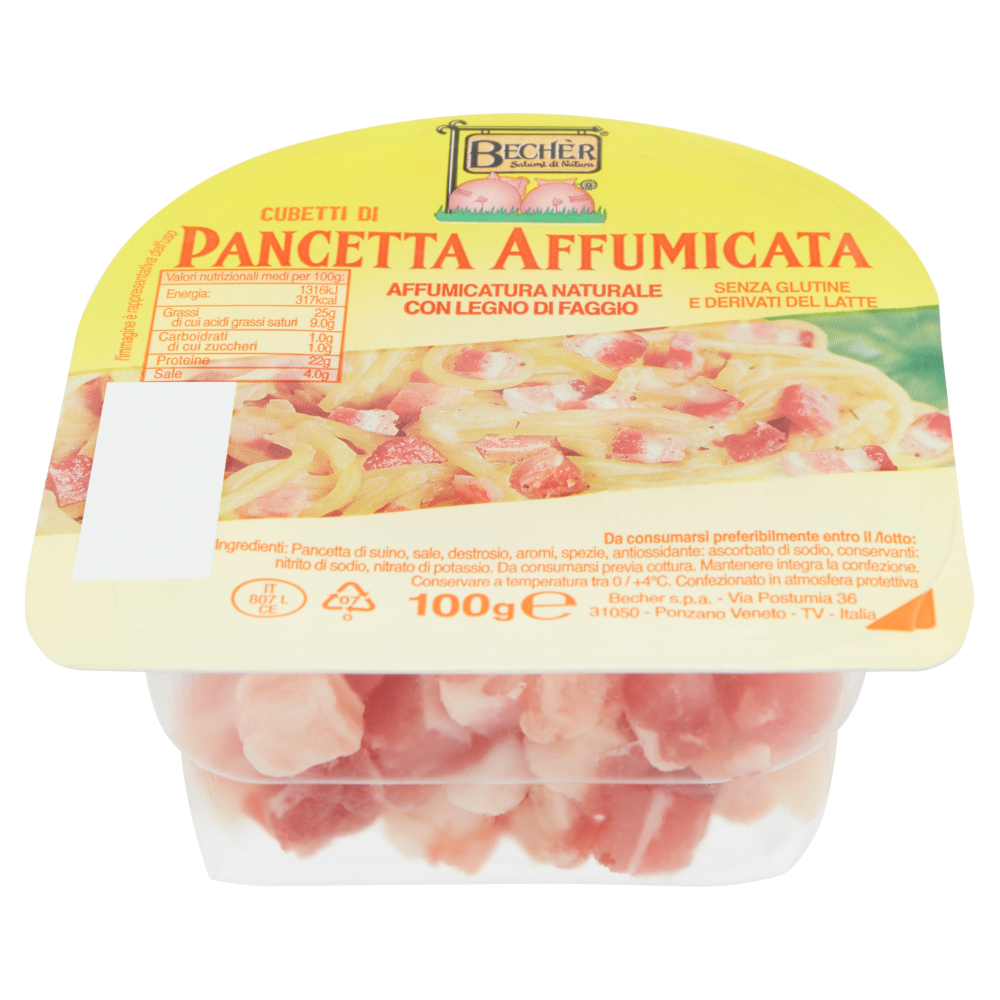 Bechèr Cubetti di Pancetta Affumicata 100 g | Carrefour