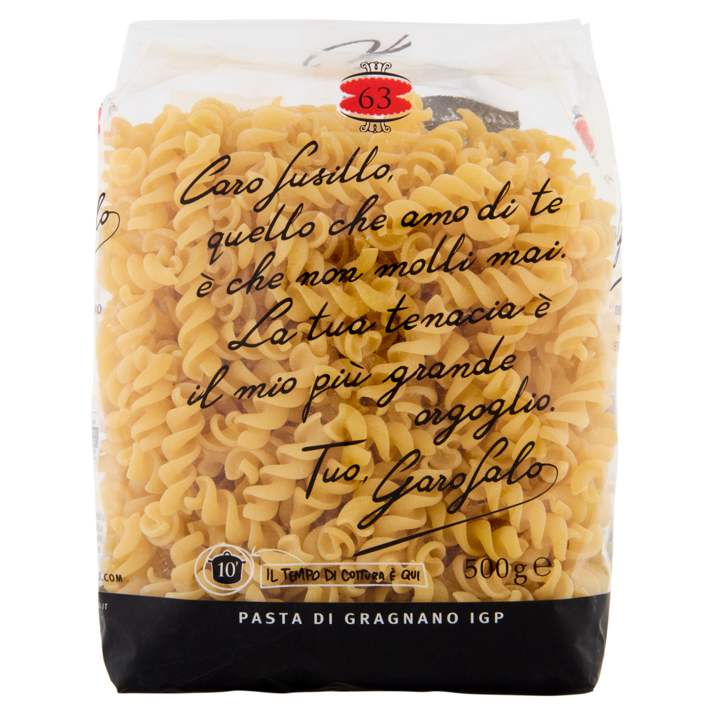 Garofalo Fusilli 63 Pasta di Gragnano IGP 500 g | Carrefour