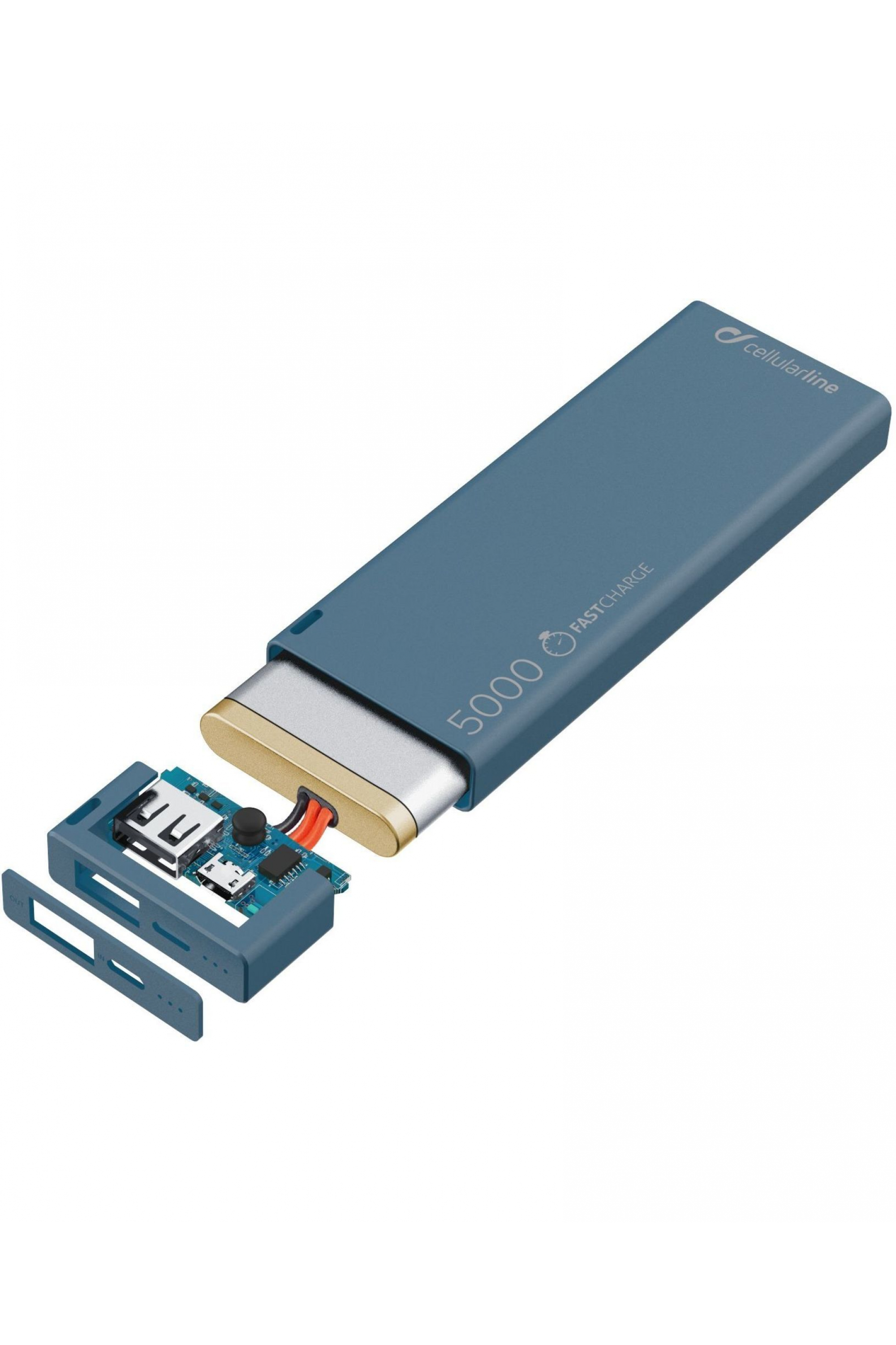Cellularline Power Bank SLIM 5000: caratteristiche e prezzo | Carrefour