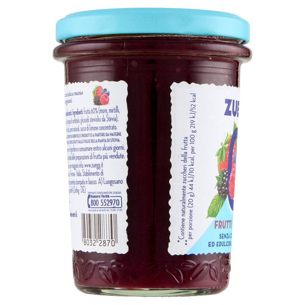Zuegg Zero Zuccheri Aggiunti* Frutti di Bosco 220 g | Carrefour