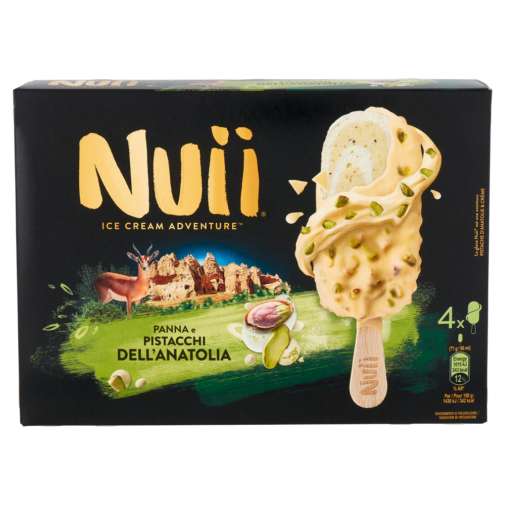 NUII Panna e Pistacchi dell'Anatolia 4 x 71 g | Carrefour