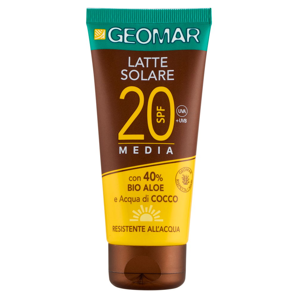 Geomar Latte Solare SPF 20 Media 100 mL | Carrefour