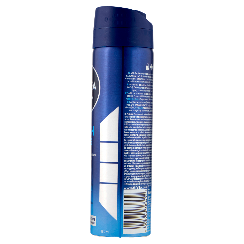 Nivea Men Fresh Active Deodorant 150 ml | Carrefour