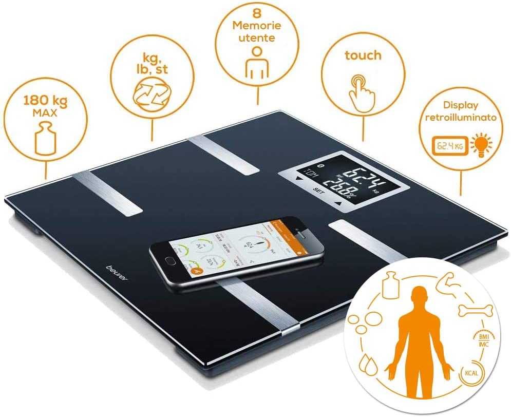 Beurer BF 720 - Bilancia Diagnostica Bluetooth: prezzi e offerte | Carrefour