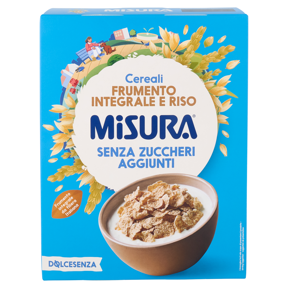 Misura Cereali Dolcesenza Frumento 100% Integrale Avena e Riso 350g ...