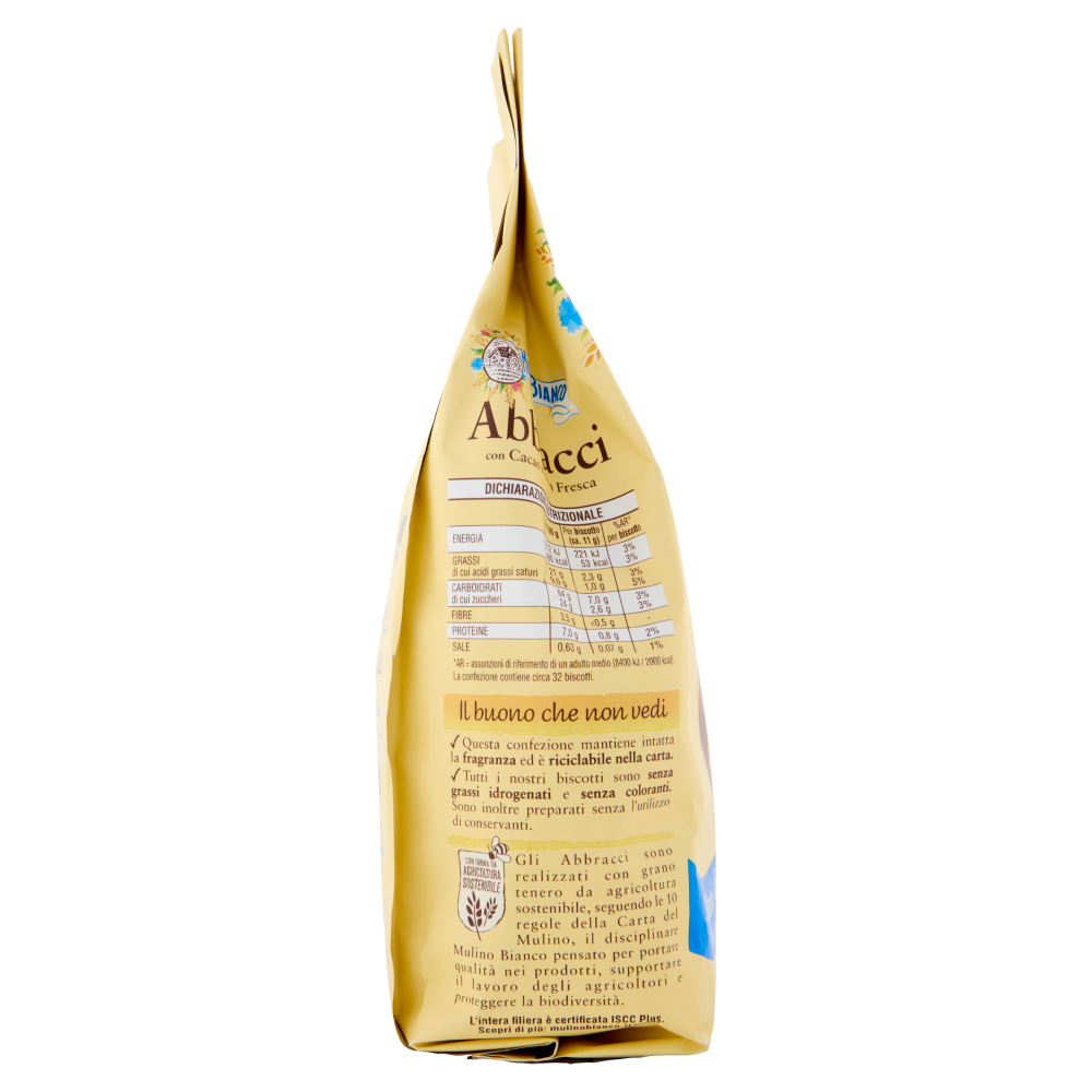 Mulino Bianco Abbracci Biscotti con Cacao e Panna Fresca 350g | Carrefour