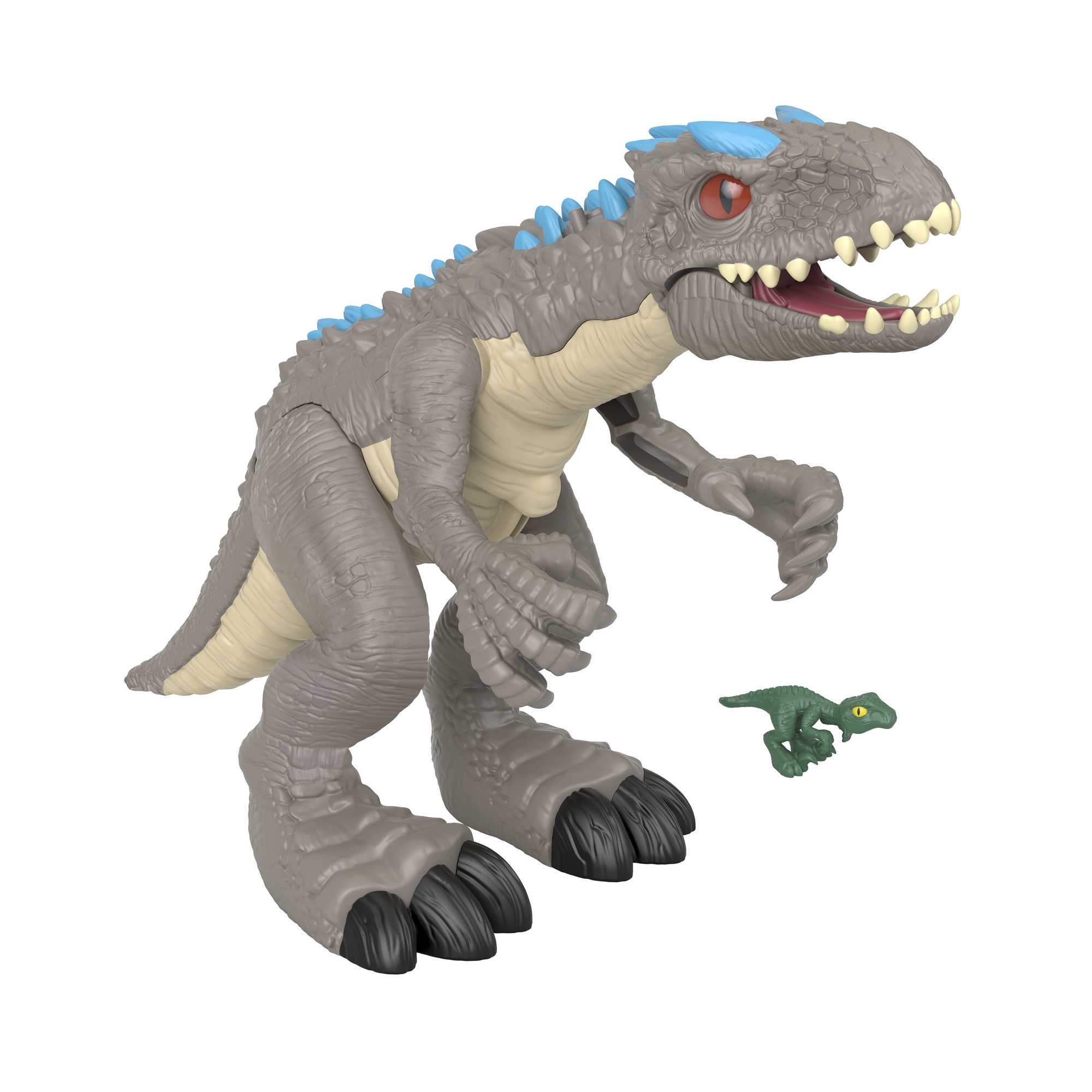 Fisher-Price Imaginext - Jurassic World, Dinosauro Indominus Rex per bambini da 3 anni in su ...