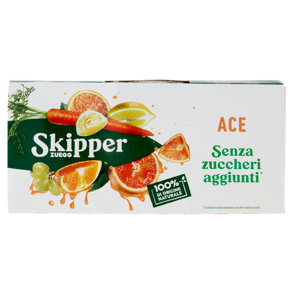 Zuegg Skipper ACE Senza zuccheri aggiunti* 3 x 200 ml | Carrefour