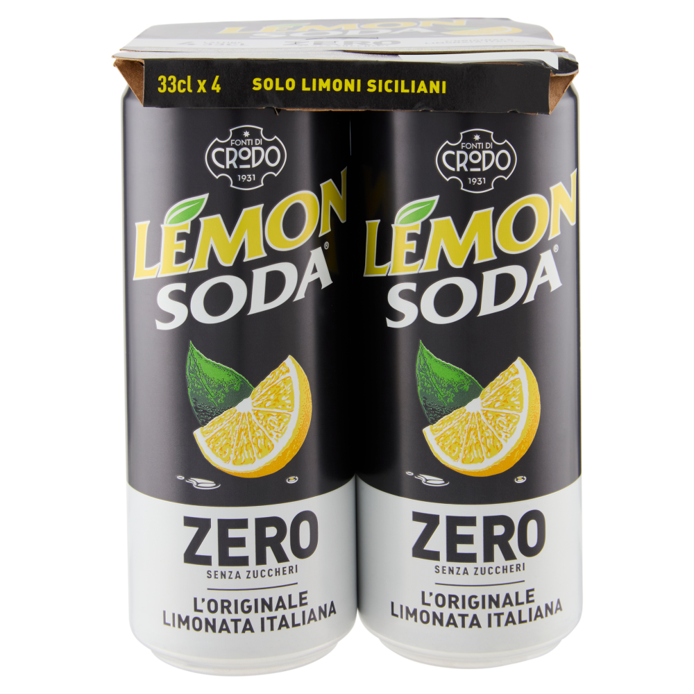 Lemonsoda Zero 4 x 33 cl | Carrefour