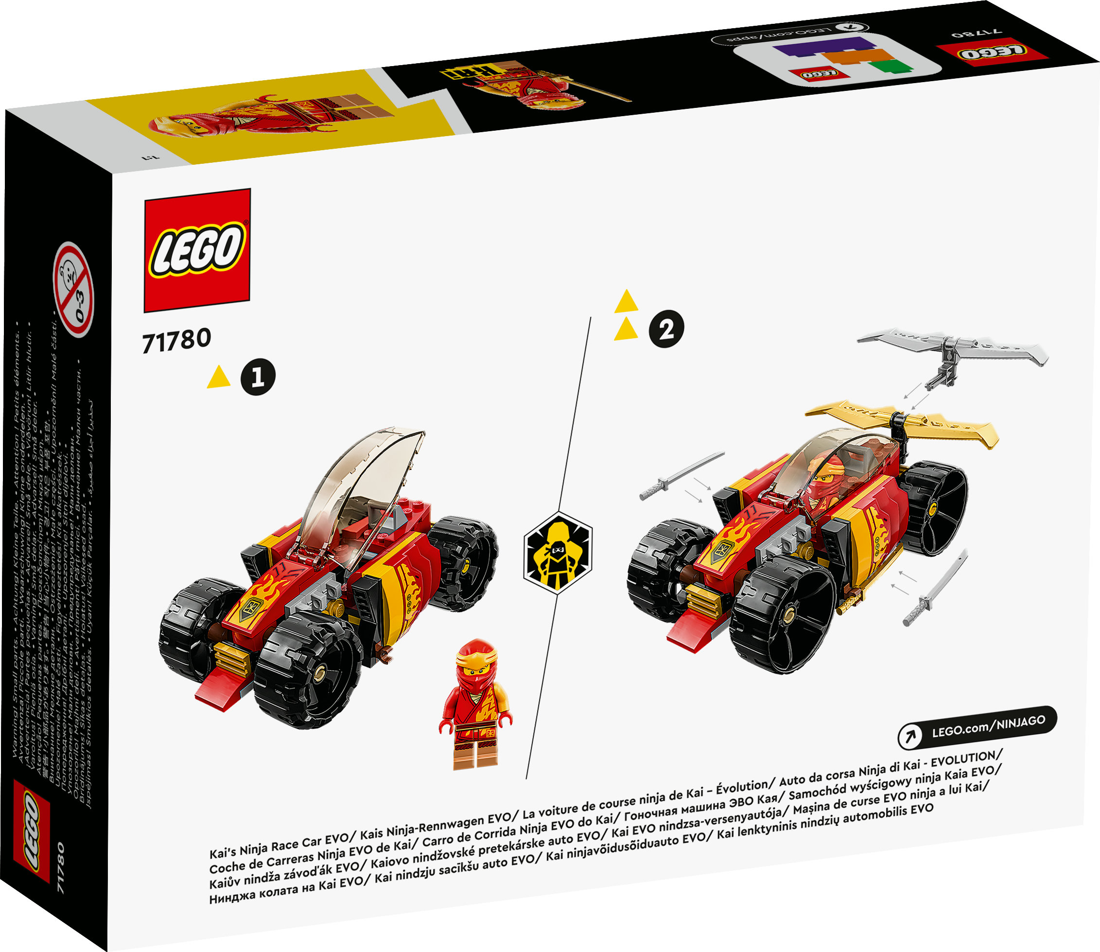 LEGO NINJAGO Auto da corsa Ninja di Kai - EVOLUTION | Carrefour