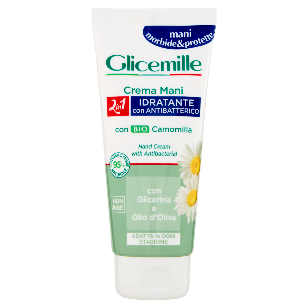 Glicemille Crema Mani 2in1 Idratante con Antibatterico 100 mL | Carrefour