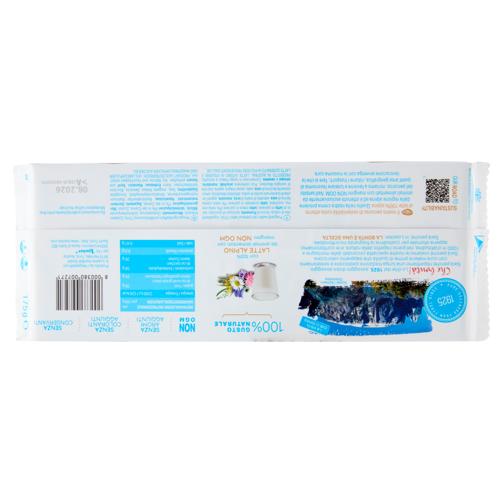 Loacker Classic Alpine Milk Wafer con crema al Latte Alpino non OGM ...