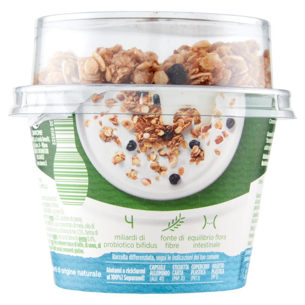 ACTIVIA Mix&Go con Probiotico Bifidus, 0% Grassi, Yogurt con Muesli ...