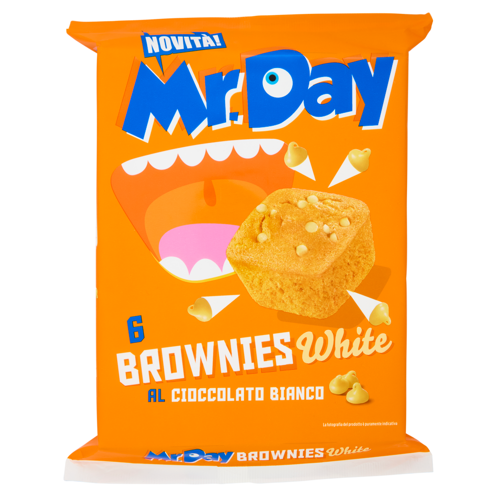Mr.Day 6 Brownies White al Cioccolato Bianco 6 x 35 g | Carrefour