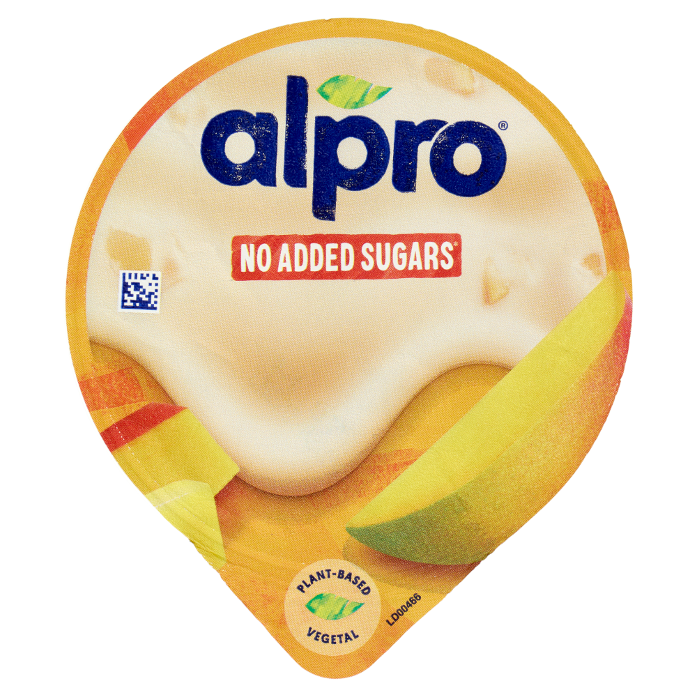 ALPRO Alternativa Vegetale allo Yogurt, Gusto Mango, Senza Lattosio, Senza Conservanti, 135g ...