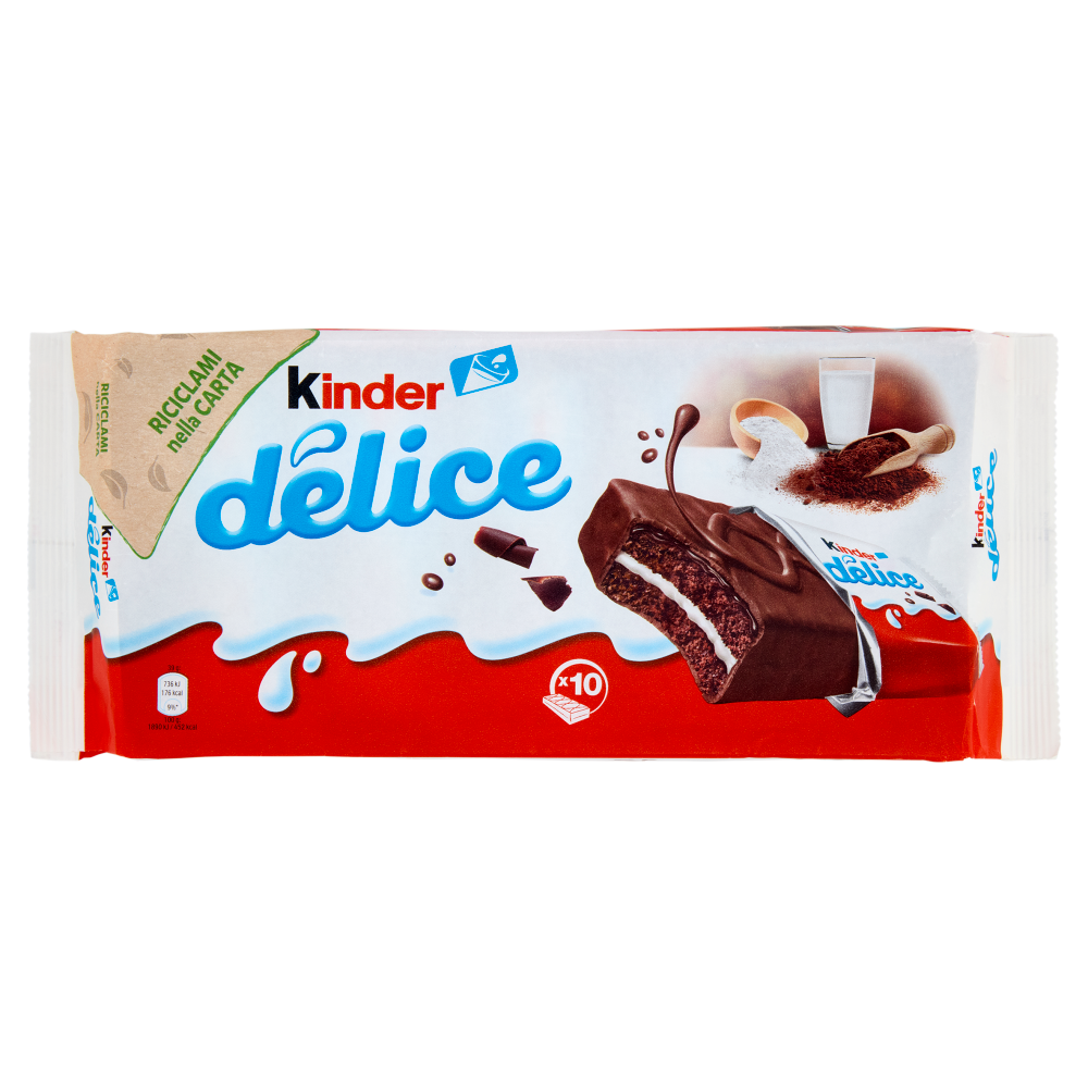 Kinder délice 10 x 39 g | Carrefour