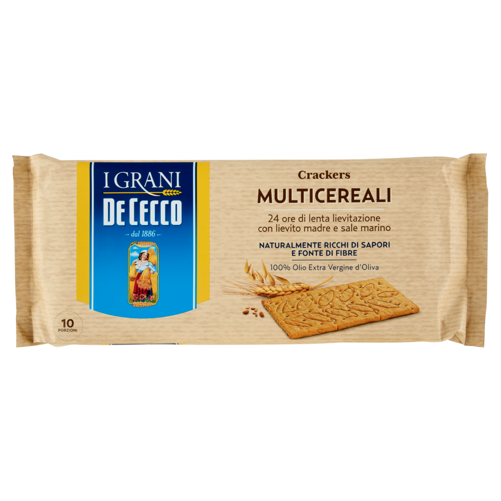 De Cecco I Grani Crackers multicereali 250 g | Carrefour