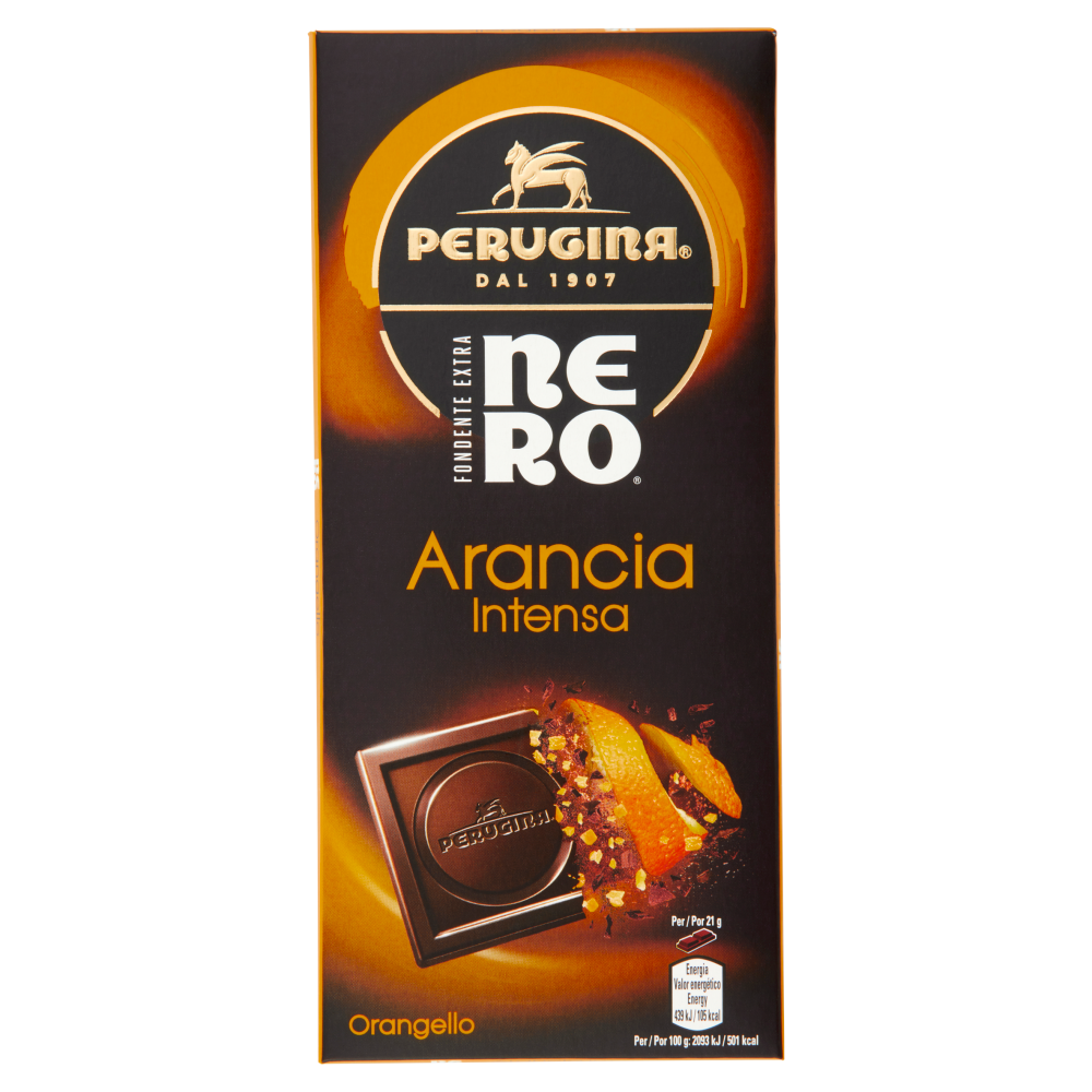 PERUGINA Nero Fondente Extra Arancia Tavoletta Cioccolato Fondente 85g ...